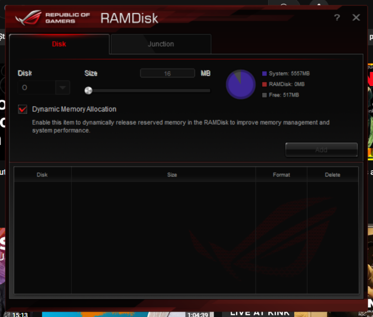 How to Download and Install Ramdisk Software for ASUS ROG