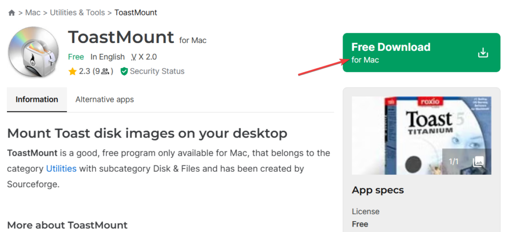 Download and Install Toast Mount: The Best Tool to Mount ISO & Toast ...