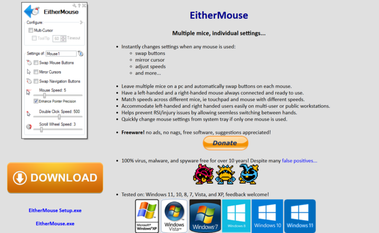 How to Download and Install EitherMouse for Customizing Multiple Mice on One PC